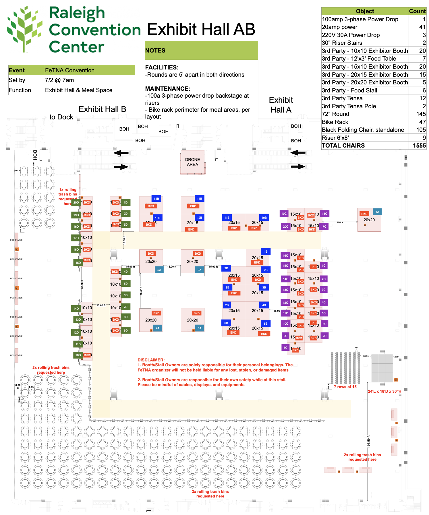 Booth – FeTNA Convention